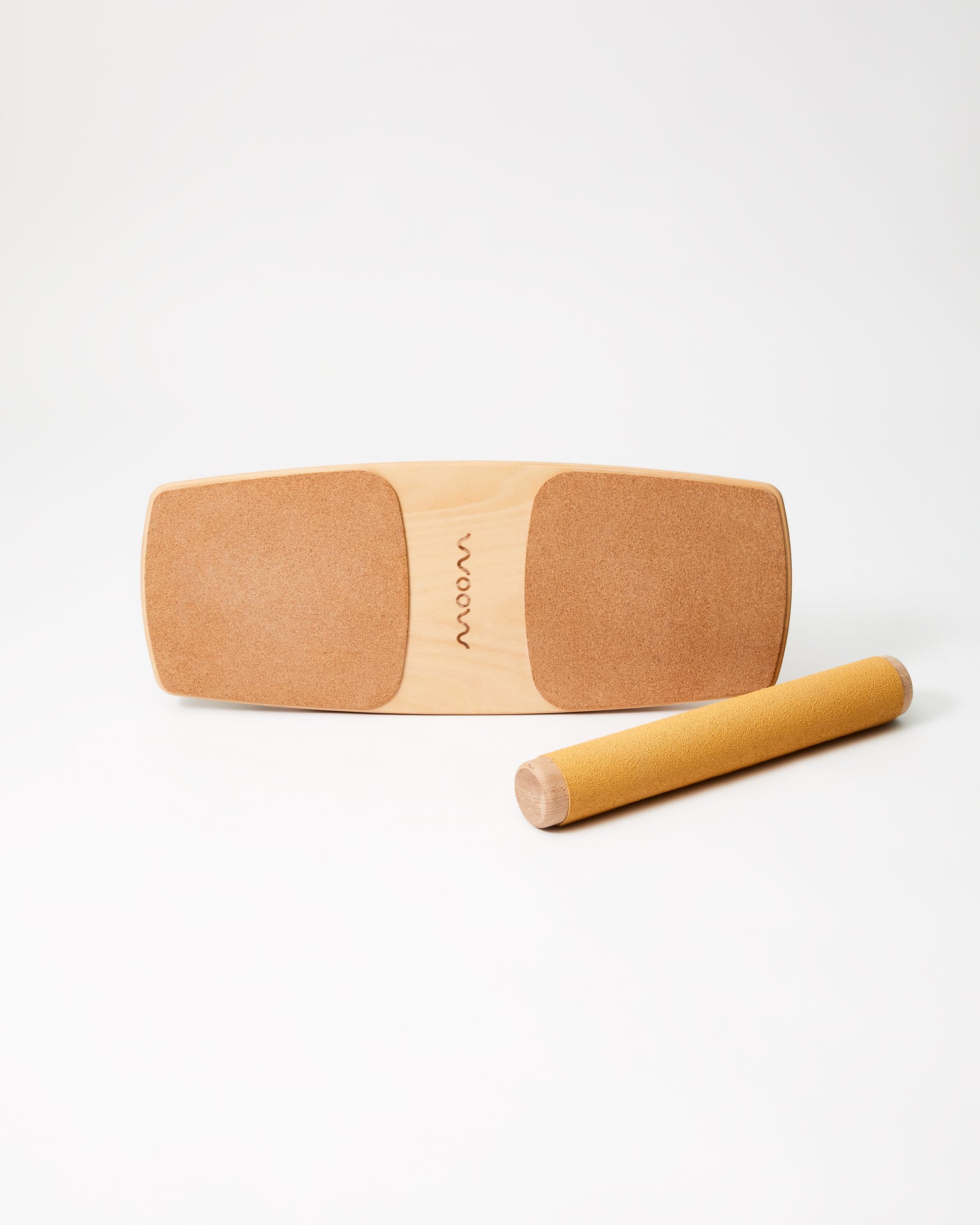 Balance Pro - balance board + roller wood and cork | WOOW